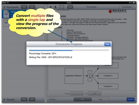 PDF Converter for iPad, Convert PDF on iPad