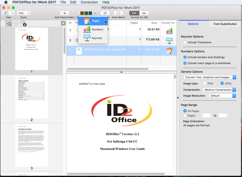 PDF To IWork PDF To Pages PDF To Keynote PDF To Numbers