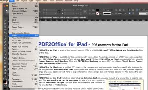 The correct way to import and convert PDF to InDesign