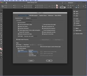 The correct way to import and convert PDF to InDesign