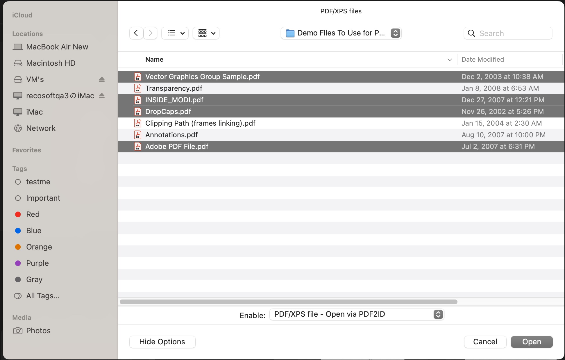 Easily batch convert PDF to InDesign