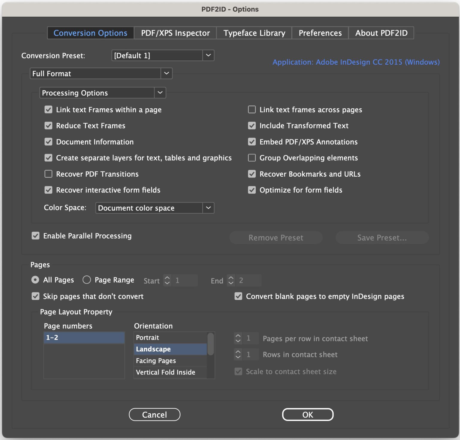 PDF2ID 2025 | 1-click Convert PDF to InDesign, PDF to InDesign converter